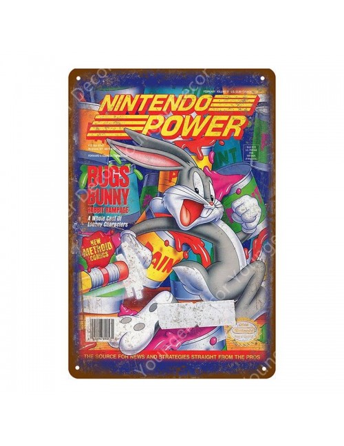 Klasyczna gra wideo plakat Nintendo Cartoon Super Mario naklejka ...