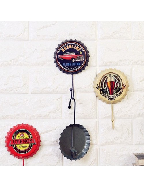 Wieszak Retro metalowa zakrętka do piwa znak ścienny Bar Pub Clue ...