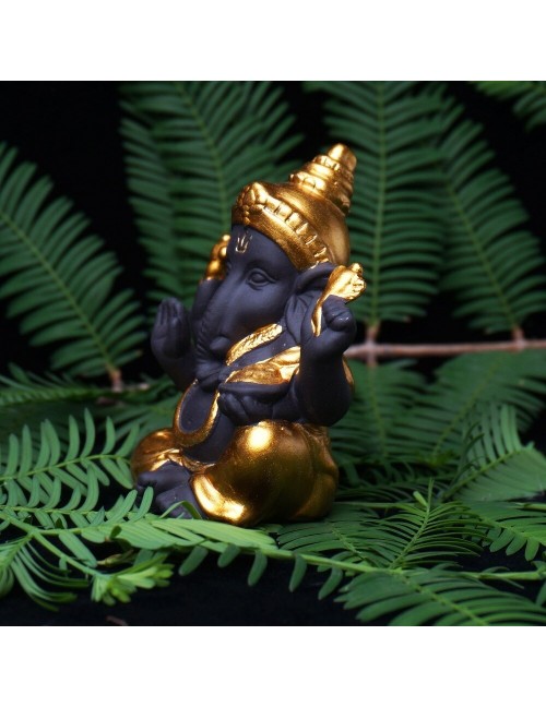 Ceramiczny budda posągi fioletowy piasek słoń bóg figurki Home Decor ...